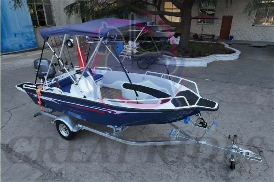 14ft Leisure Cruiser High Speed Sporty Deck Yachts 4.2m Fishing Boat ...