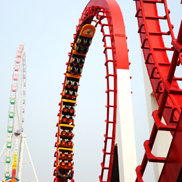 Manufacturer Price 6 Loops Roller Coaster Adult Trilling Amusement ...